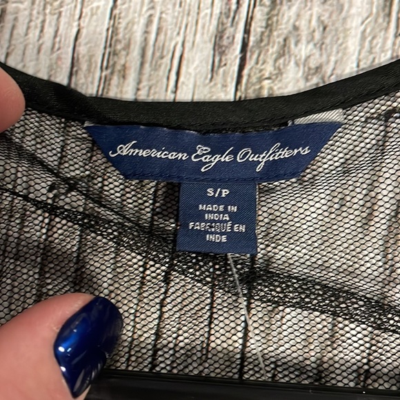 American Eagle Outfitters | Tops | Nwt American Eagle Black Lace Tank | Poshmark